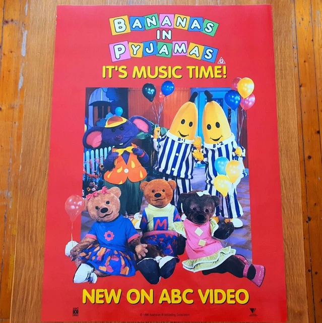 BANANAS IN PYJAMAS - Original 1996 ABC Video VHS Poster - Vintage Store ...