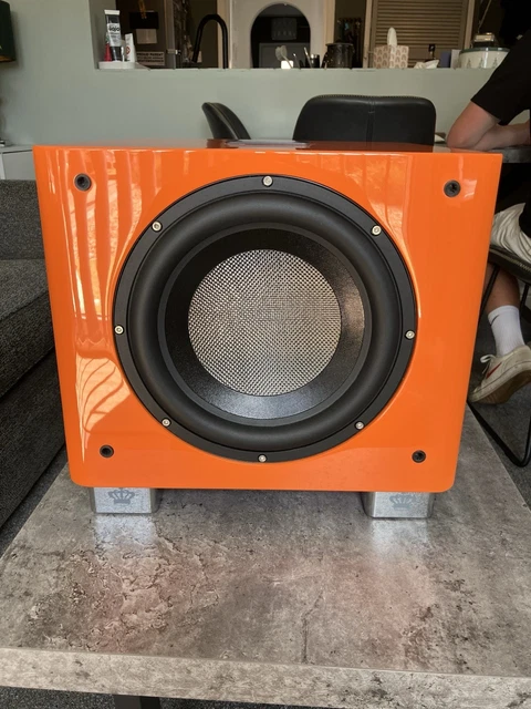 REL ACOUSTICS REL 9tx Se Immaculate Boxed Stunning Tangerine Orange Sub ...