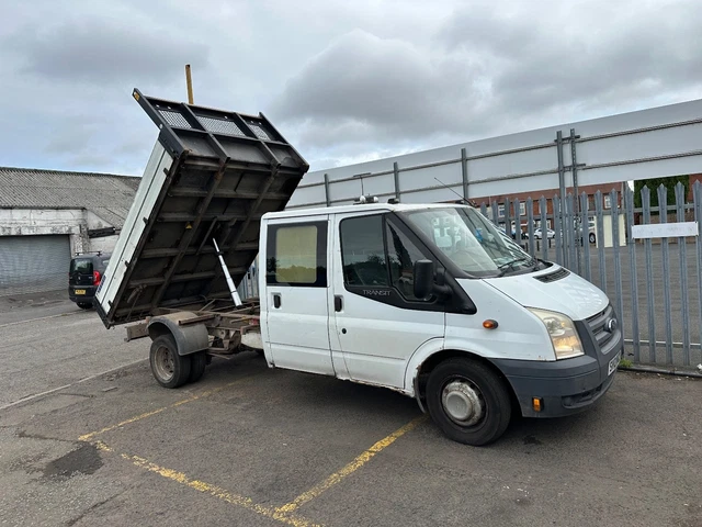 2013 FORD TRANSIT Tipper Double Cab crew cab £2,000.00 - PicClick UK