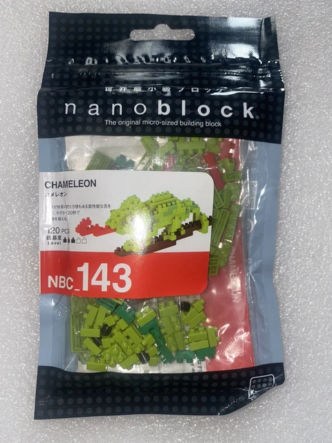 NANOBLOCK CHAMELEON NANO Block Micro-Sized Building Blocks NBC-143 £12. ...