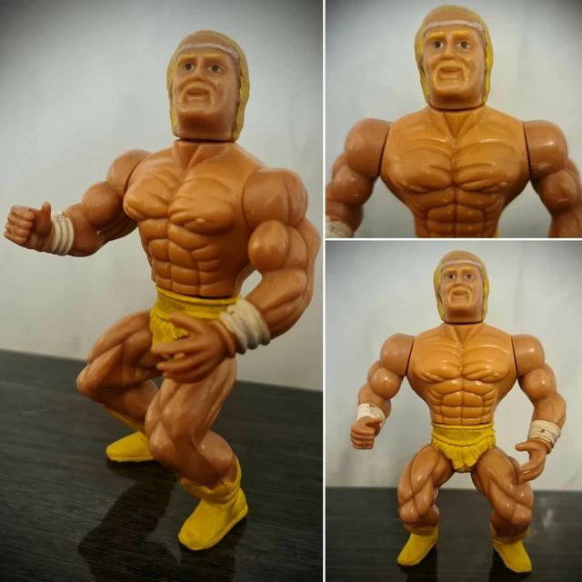FIGURINE ARTICULÉE VINTAGE années 1980 Bootleg Hulk Hogan MOTU WWF ...