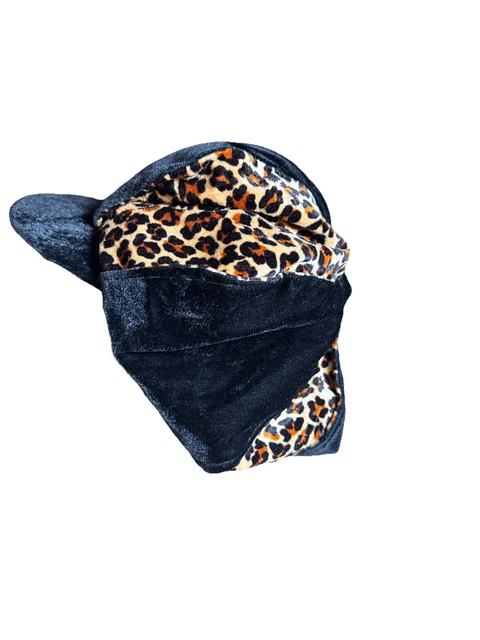 FAT BOY LEOPARD Black Elope Cap Hidden Pocket £16.55 - PicClick UK