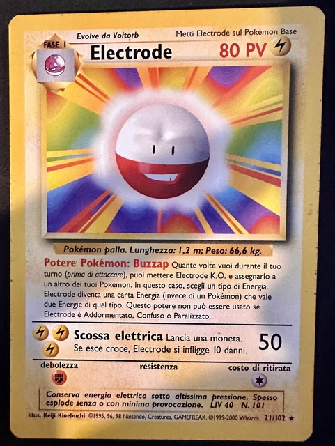 POKÉMON TCG - ELECTRODE - Set Base Italiano Excellent EUR 7,00 ...