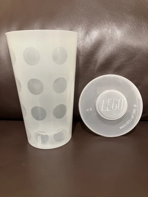 LEGO 8 IN Pick A Brick Plastic Storage Cup Container w/ Lid $25.00 ...