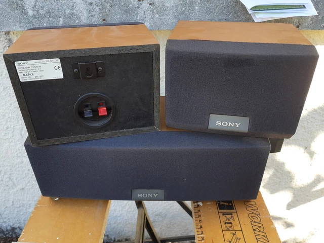 ENCEINTES SONY SPEAKER System SS-CR10 70W SS-CN10 + 2 x SS-SR105 8ohms ...