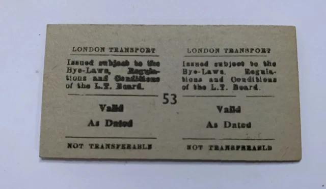 VINTAGE 1970S LONDON Transport Train Ticket LANCASTER GATE LIVERPOOL ST ...