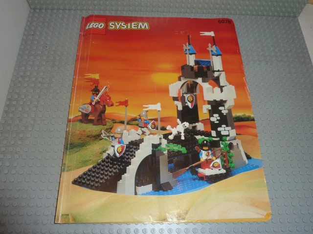 LEGO NOTICE DE Montage Instruction Castle Set 6078-1: Royal Drawbridge ...