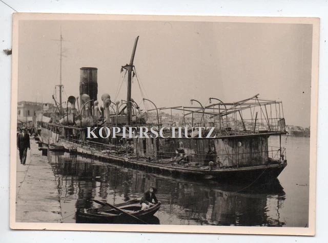 X26 - GRIECHENLAND Piräus Hafen Schiff Trümmer Einheimische Boot EUR 3 ...
