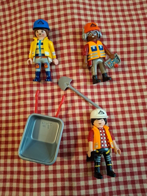 PLAYMOBIL LOT chantier ouvriers betonnière EUR 10,00 - PicClick FR