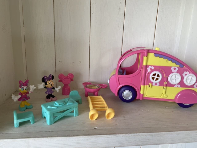MATTEL DISNEY MINNIE Mouse And Daisy Camper Van Play Set Toy Set £18.00 ...