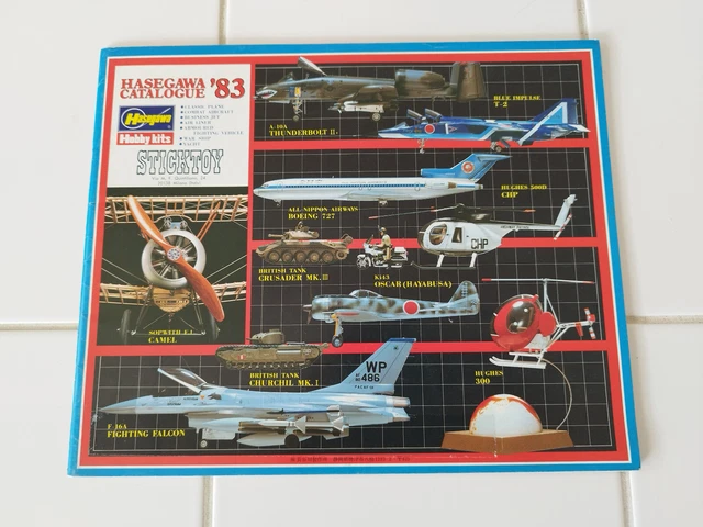 CATALOGUE HASEGAWA HALES 83 Model Catalog Hobby kits 1983 EUR 16,00 ...