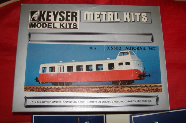 KEYSER KIT HO Maquette Autorail X 5500 Train Electrique Cl27 Boite EUR ...