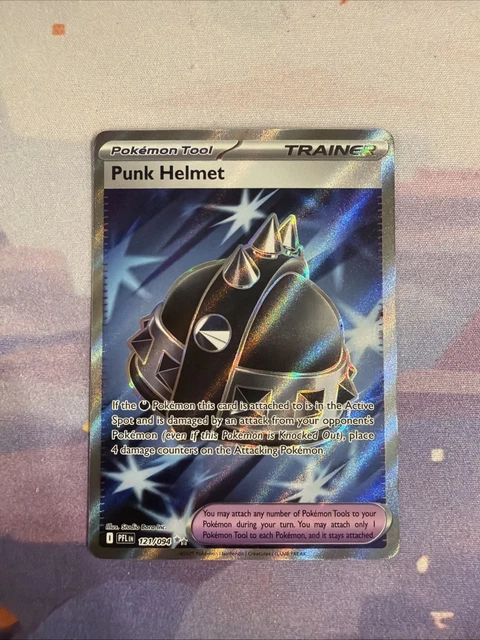 PUNK HELMET 121/094 Pokémon TCG Me02: Phantasmal Flames Trainer Full ...