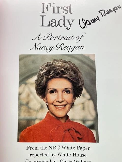 FIRST LADY A Portrait Of Nancy Regan Signed By Ronald Regan £74.06 ...