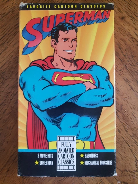 SUPERMAN VHS CARTOON Classics £4.67 - PicClick UK