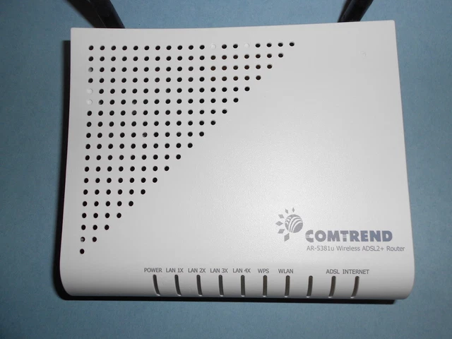 MÓDEM Y ENRUTADOR inalámbrico Comtrend ADSL2+ AR-5381u con botones de ...