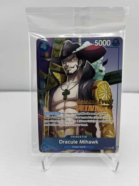 DRACULE MIHAWK WINNER (OP11 Release Event) P-081 One Piece Promotion ...
