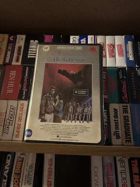 THE RIGHT STUFF (1983) 1984 OOP VHS Original Warner Home Video ...