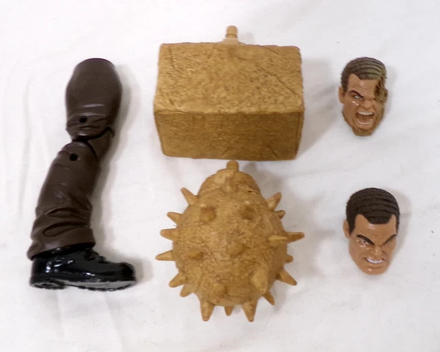 HASBRO MARVEL LEYENDA Sandman 6" Build a Figure Parts Lote Cabezas ...