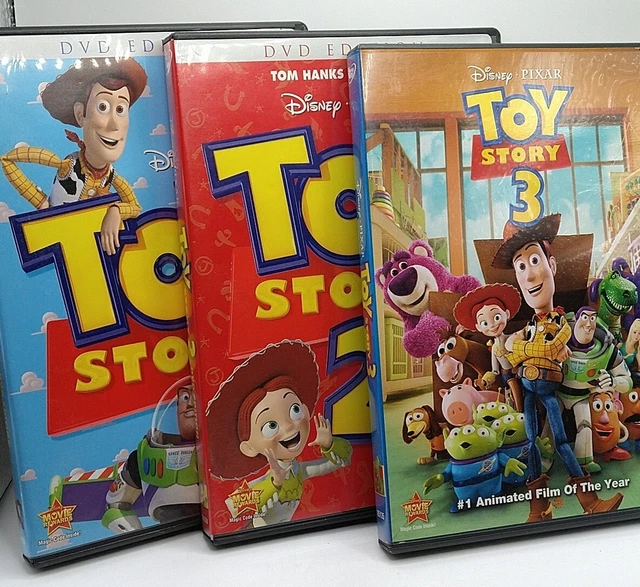 DISNEY PIXAR TOY Story DVD Lot: Toy Story 1 2 3 All 3 for 1 Price £12. ...