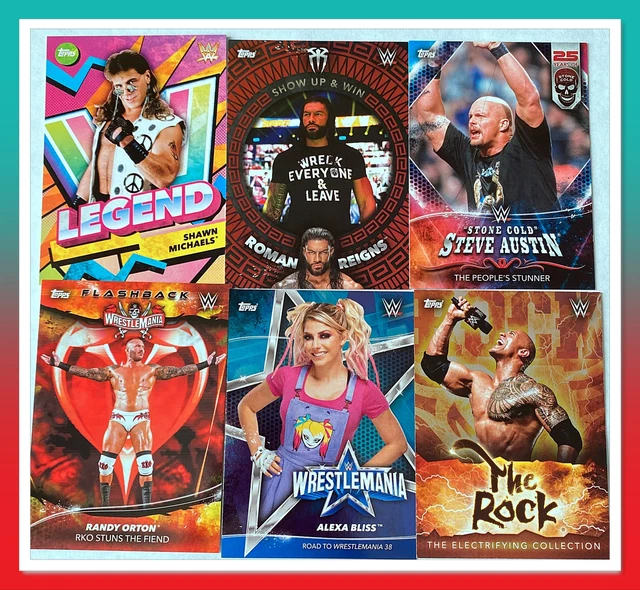 2021 TOPPS WWE Superstars Wrestling Trading Cards - Inserts No 138 ...
