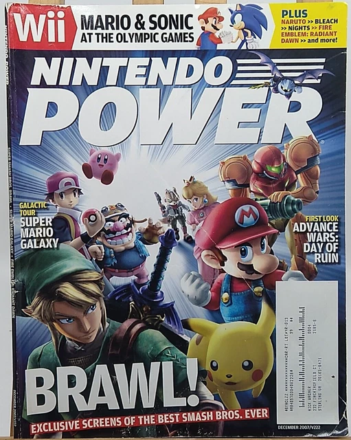 NINTENDO POWER ISSUE 222 Volume Smash Bros Brawl GameCube Magazine £11. ...