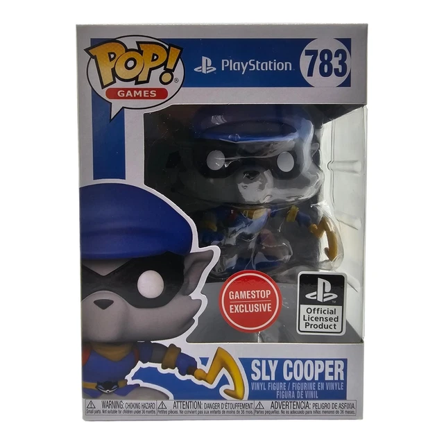 PLAYSTATION SLY COOPER Gamestop Exc Rare Funko Pop #783 w Protector EUR ...