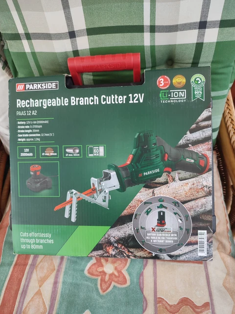 PARKSIDE CORDLESS 12v Branch Cutter saw with battery and charger ...