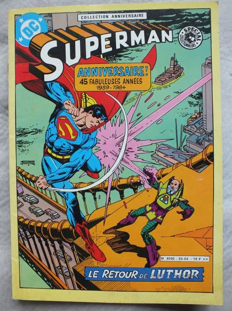 ALBUM BD SUPERMAN Spécial Le retour de Luthor DC Comics Sagedition TBE ...