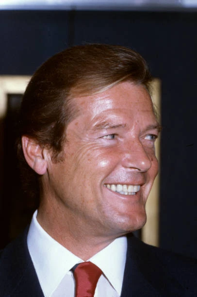 PORTRAIT OF ACTOR Roger Moore circa 1980 Historic Old Photo $9.00 ...