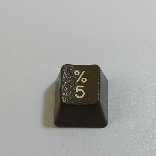 (1) APPLE II Plus Computer Key Cap ~ For RFI Keyboard -- 5 (FIVE) KEY £ ...