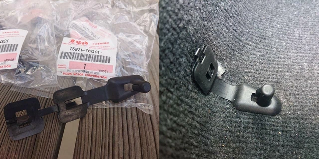 NEW GENUINE SUZUKI INTERIOR CARPET MAT CLIP HOLDER 75921-76G10 £8.36 ...