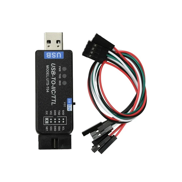 USB TO IC2 IIC/TTL Serial Port UART Communication Module Flashing ...