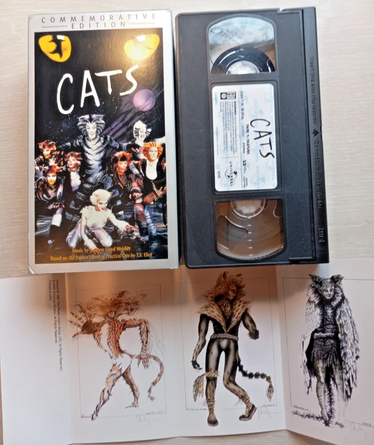 CATS THE MUSICAL VHS 2000 Commemorative Edition 2-Tape Set + Booklet ...