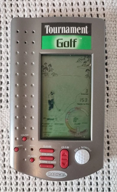VINTAGE RADICA TOURNAMENT Golf Electronic HandHeld Game 1990s Fully ...