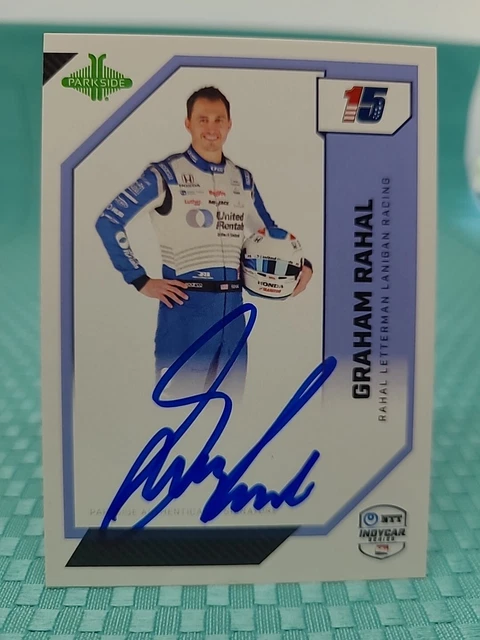 /49 2024 PARKSIDE Indycar Indy Car Signature Series Graham Rahal blu ...