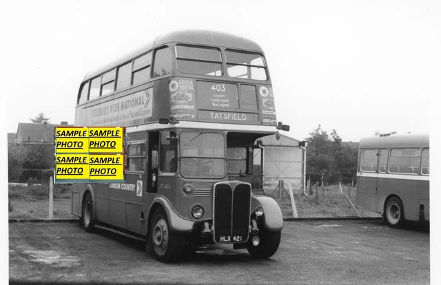 LONDON COUNTRY B&W Bus Photograph-RT 604 Route 403 £1.00 - PicClick UK