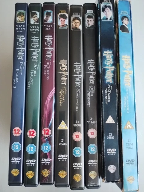 HARRY POTTER: COMPLETE 8-Film Collection (DVD) 1-8 2 Disc Editions EUR 18,57 - PicClick IT