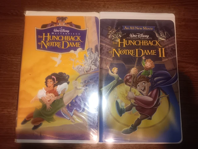 THE HUNCHBACK OF Notre Dame (VHS, 1997) & Hunchback of Notre Dame II ...