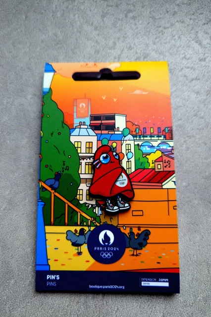 PIN'S JO PARIS 2024 Jeux Olympiques - Mascotte Ému Phryges EUR 19,90 ...