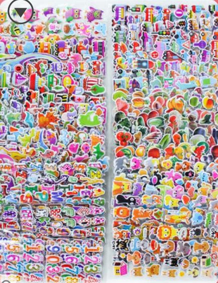 RANDOM 1 SHEET Stickers Teacher Rewards Kids Children Crafts Kids Gift ...