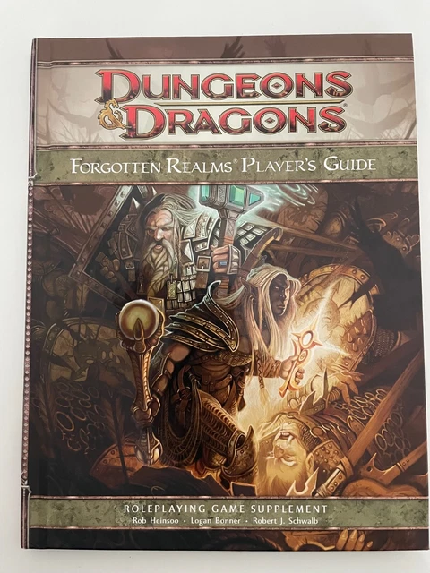 FORGOTTEN REALMS PLAYER'S Guide 4e D&D supplement LIKE NEW EUR 40,00 - PicClick FR