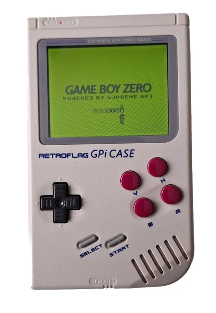 GAMEBOY RASPBERRY PI Zero + Retroflag GPi Case + 32 GB SD Karte WIE NEU ...