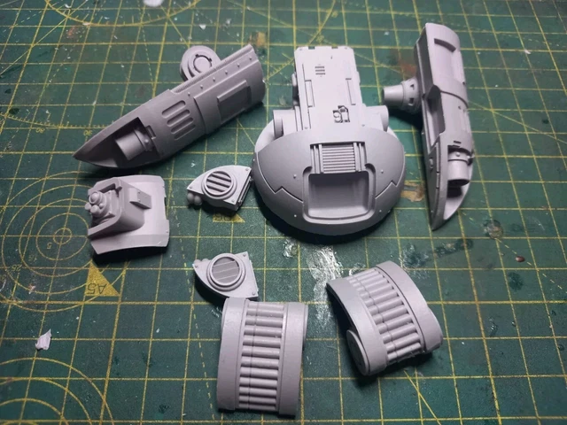 HORUS HERESY SICARAN Arcus Turret Spare Space Marine Army 30k 40k tank ...