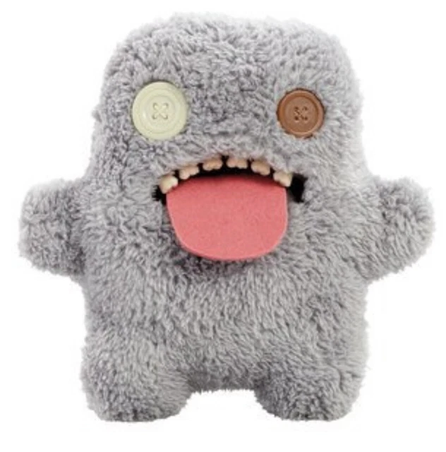 FUGGLER FUNNY UGLY Monster. Oogah Boogah Grey Plush. Snuggler Edition ...