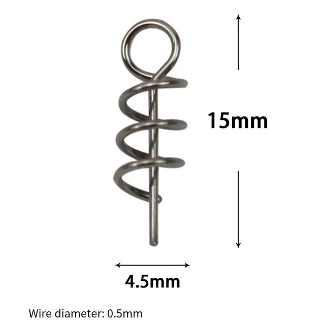 CRANK HOOK SPRING Lock Pin Crank Hook Fishing Connector Spring Lock Pin ...