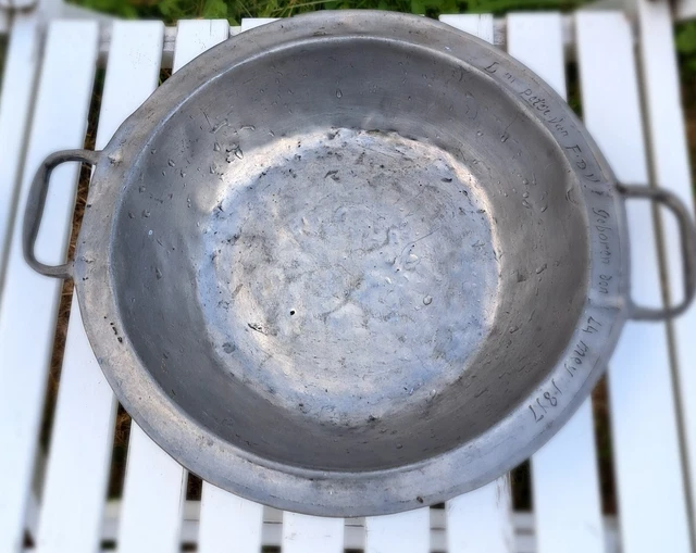 ANCIENNE PLAT EN Etin XIX siècle. EUR 220,00 - PicClick FR