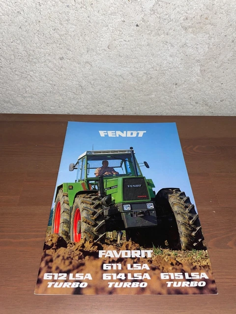 BROCHURE PROSPEKT PROSPECTUS TRACTEUR FENDT FAVORIT 600 tractor-traktor-claas-ih EUR 9,99 ...