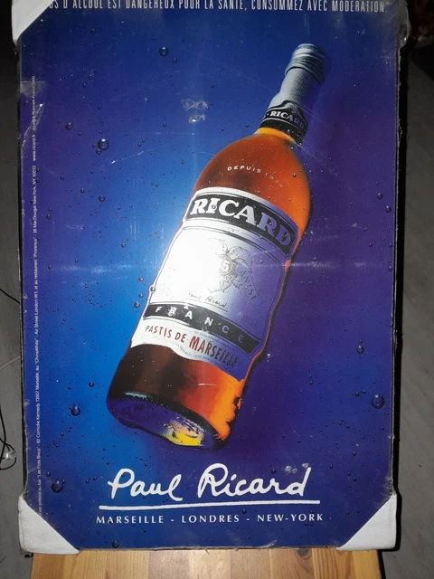 PANNEAU PUBLICITAIRE PAUL Ricard Bois 40x60 Ctm EUR 34,60 - PicClick FR