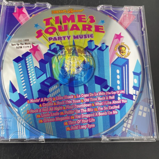 TIMES SQUARE: PARTY Music by Drew's Famous (CD, Aug-1999, Turn Up the ...